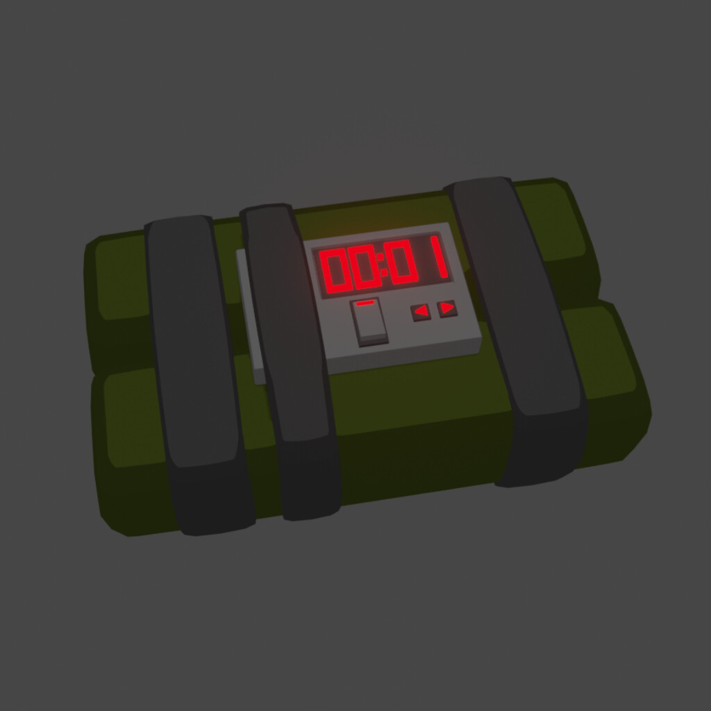 ArtStation - Toon C4 Explosive