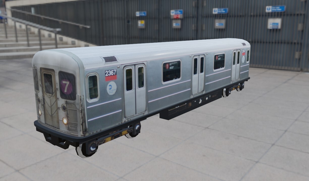 ArtStation - Subway Train - Metro