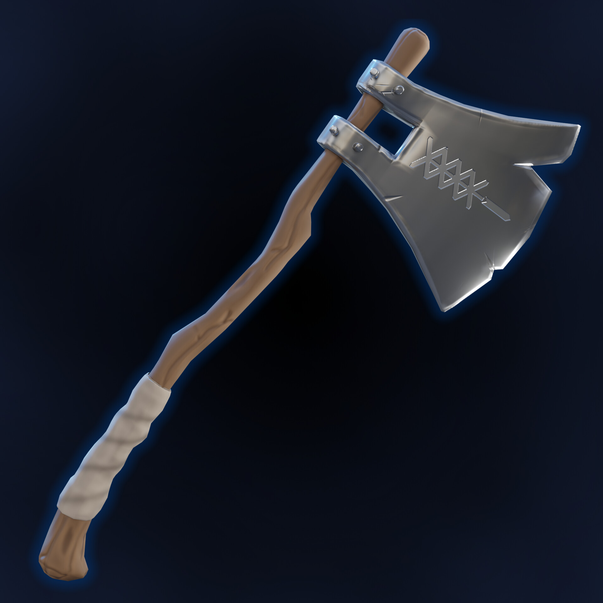 ArtStation - Stylized axe study