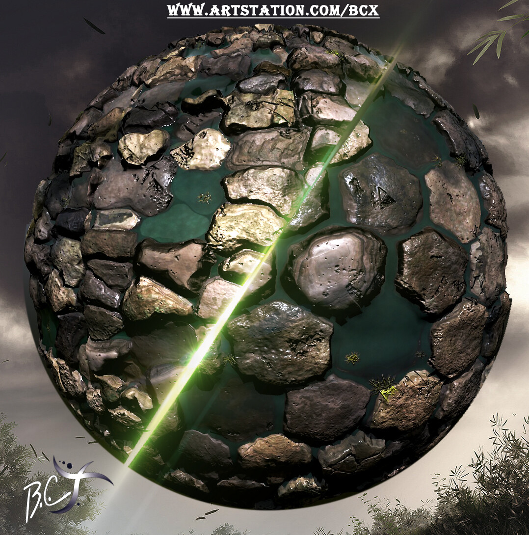 ArtStation - Rocks Materials - Substance Designer