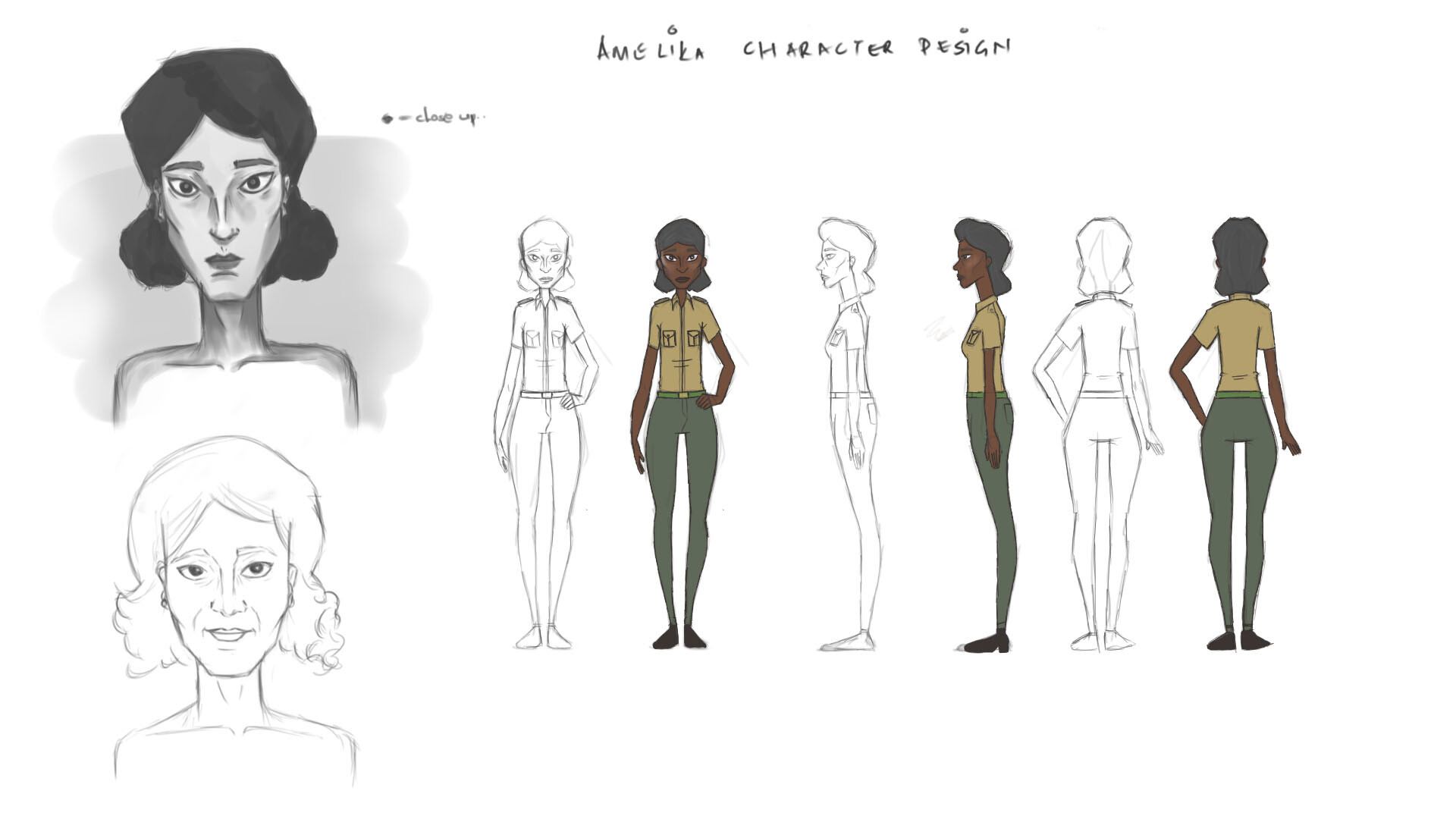 ArtStation - THE LIONESS CHARACTER DESIGN