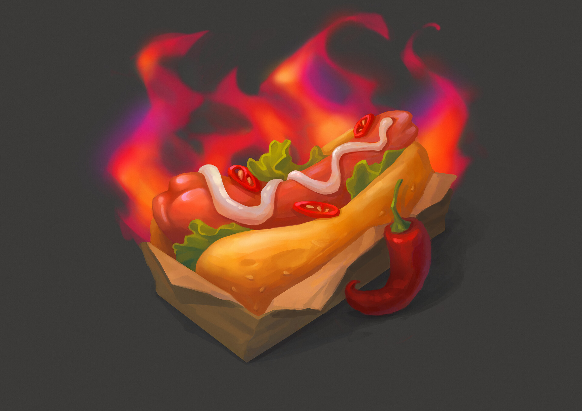 ArtStation - Hot Dog