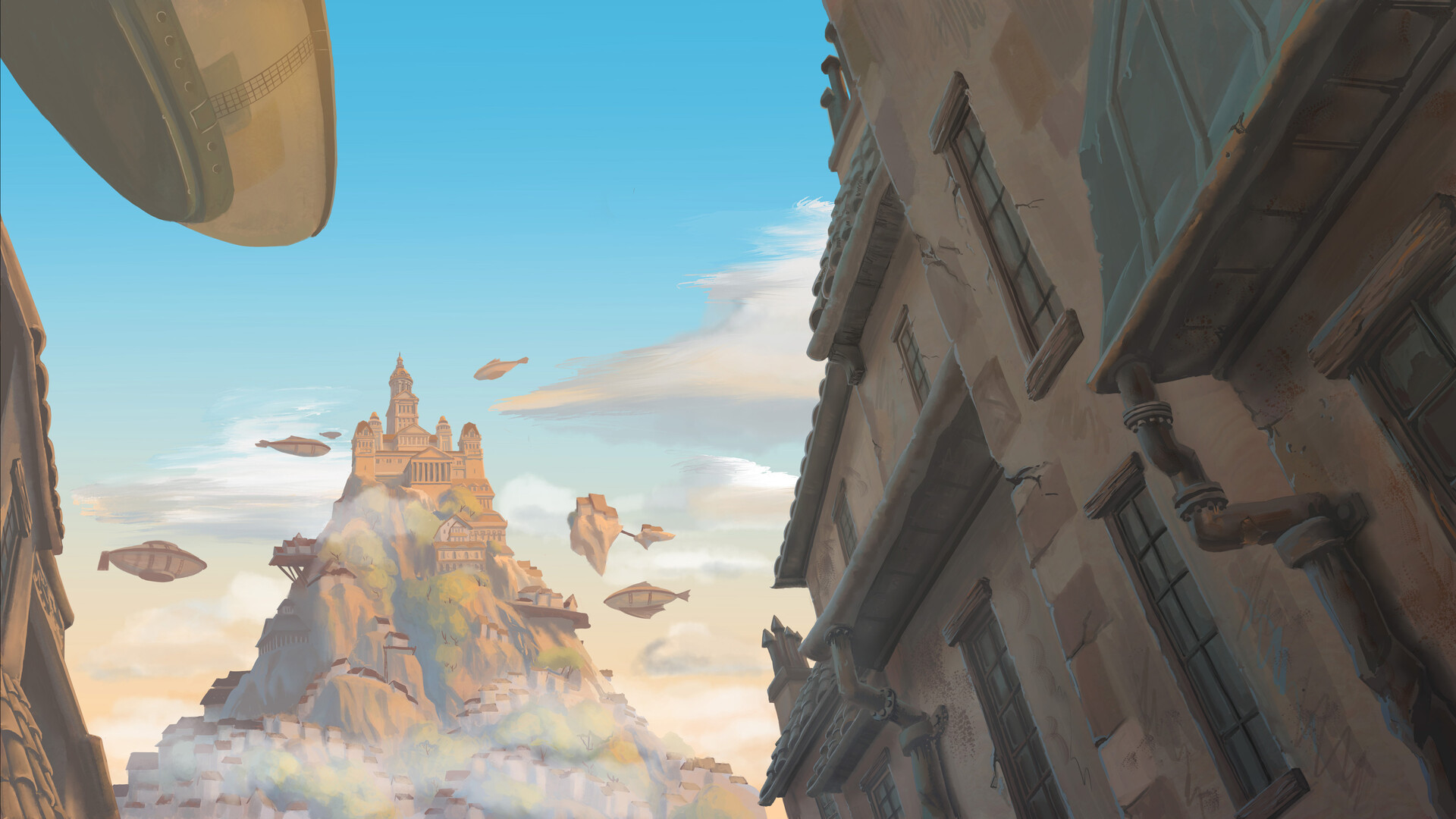 ArtStation - Floating Isles Capital City