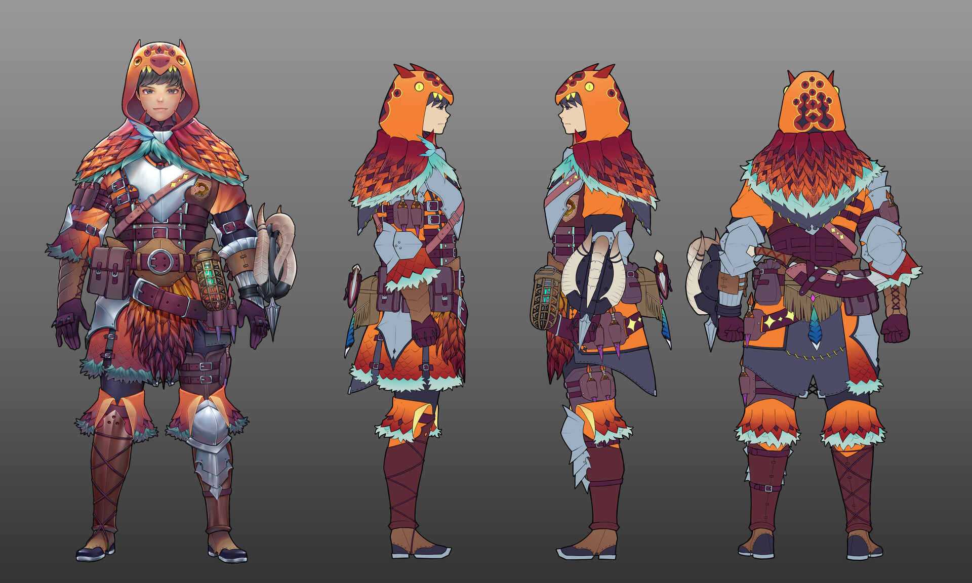 ArtStation - Character Concept Sheet Commission