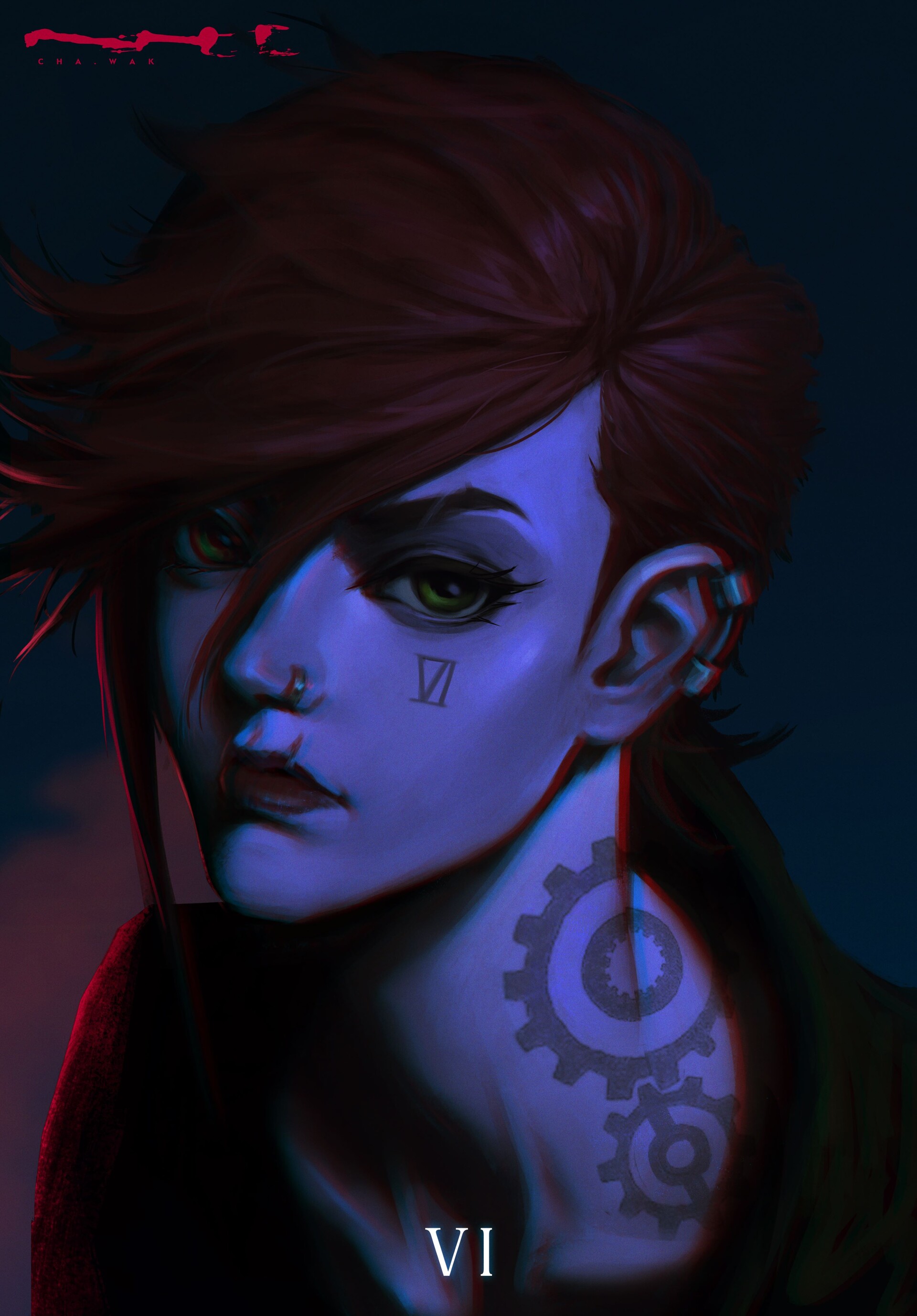 ArtStation - Vi - Arcane Fanart