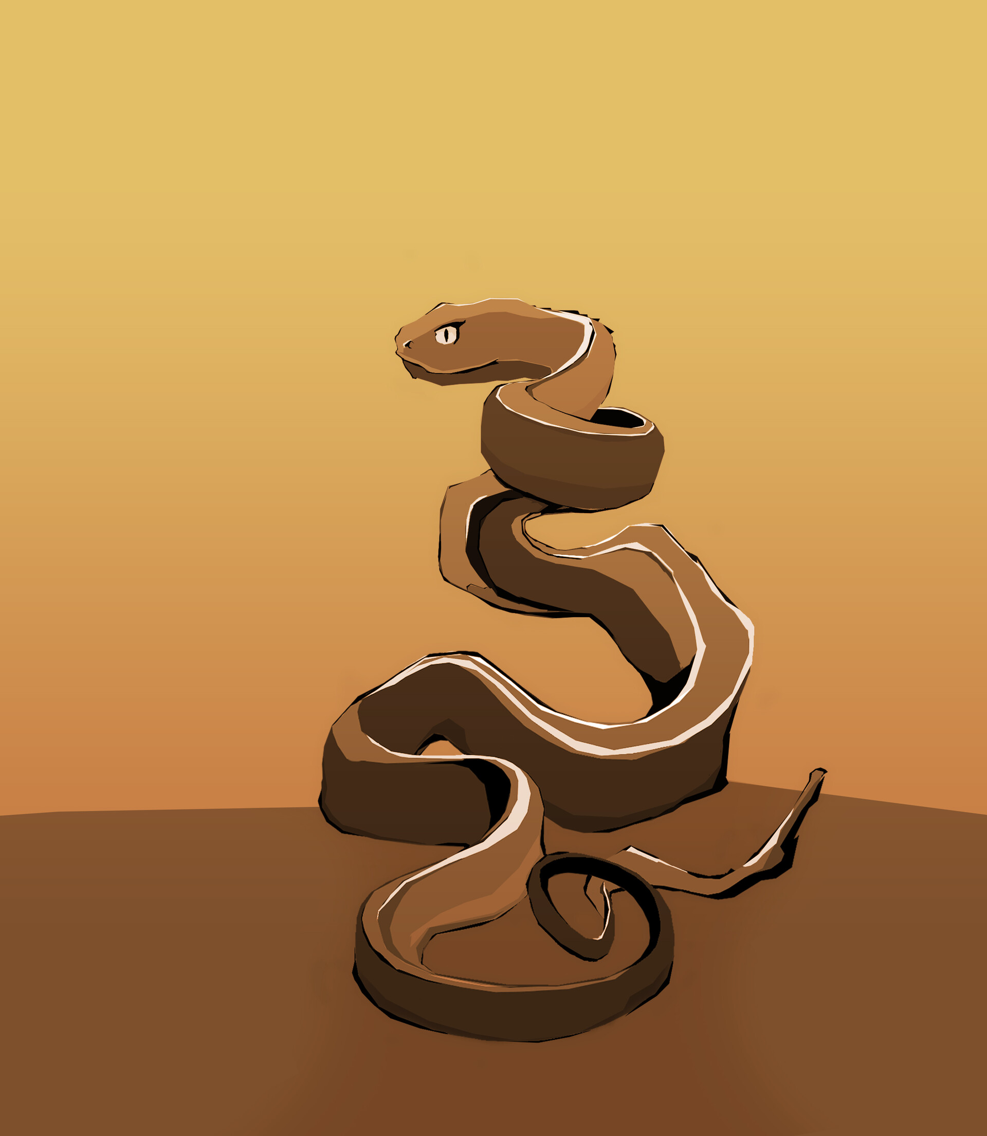 ArtStation - viper snake