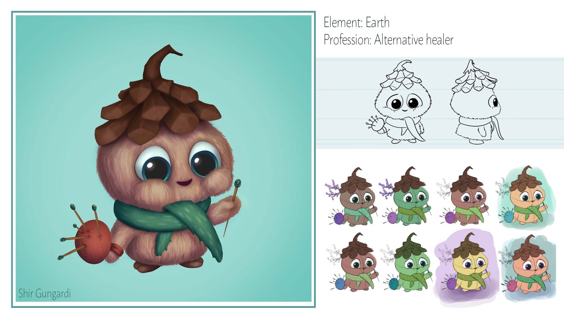 ArtStation - Cute creature design