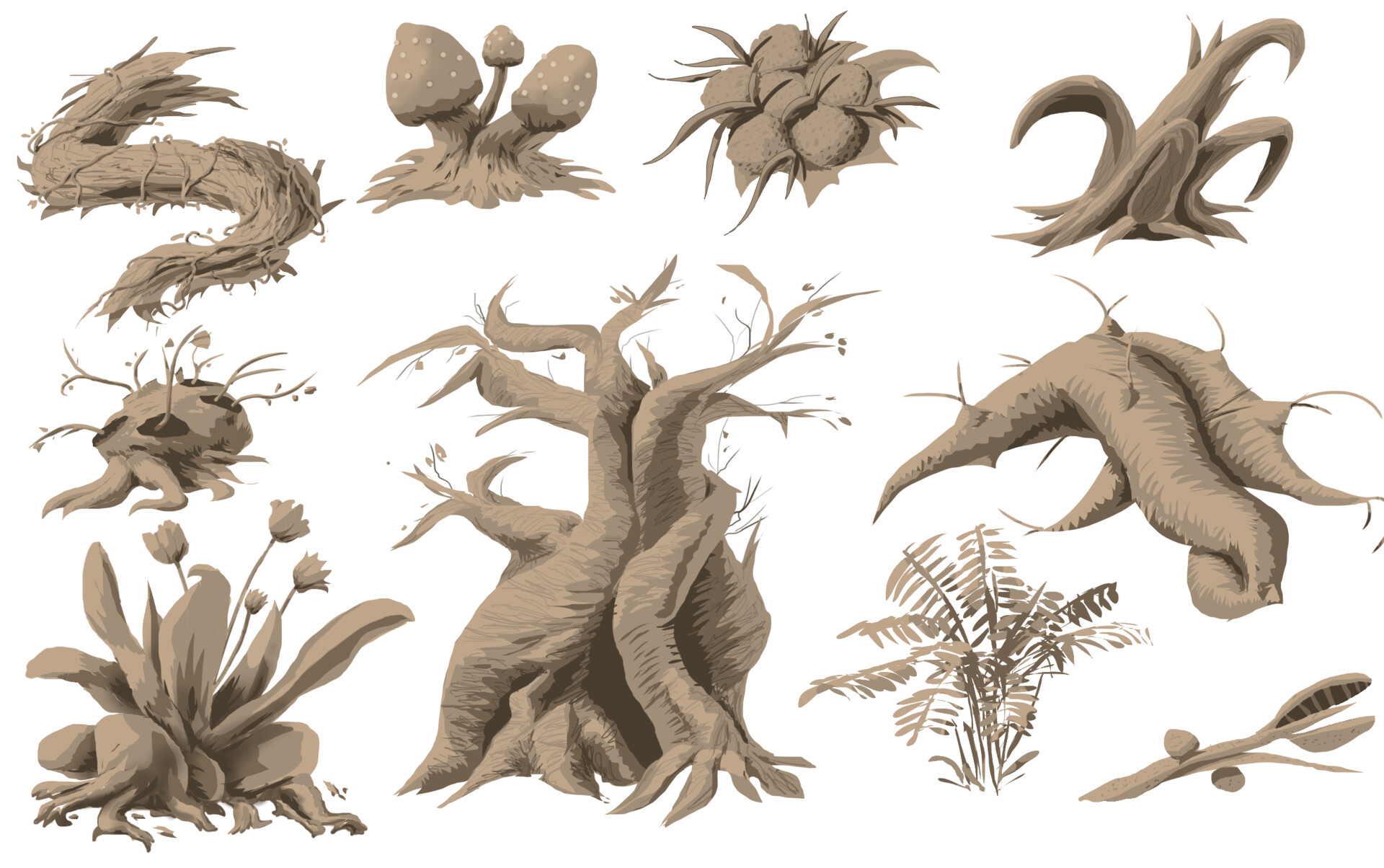 ArtStation - Vegetation Iterations