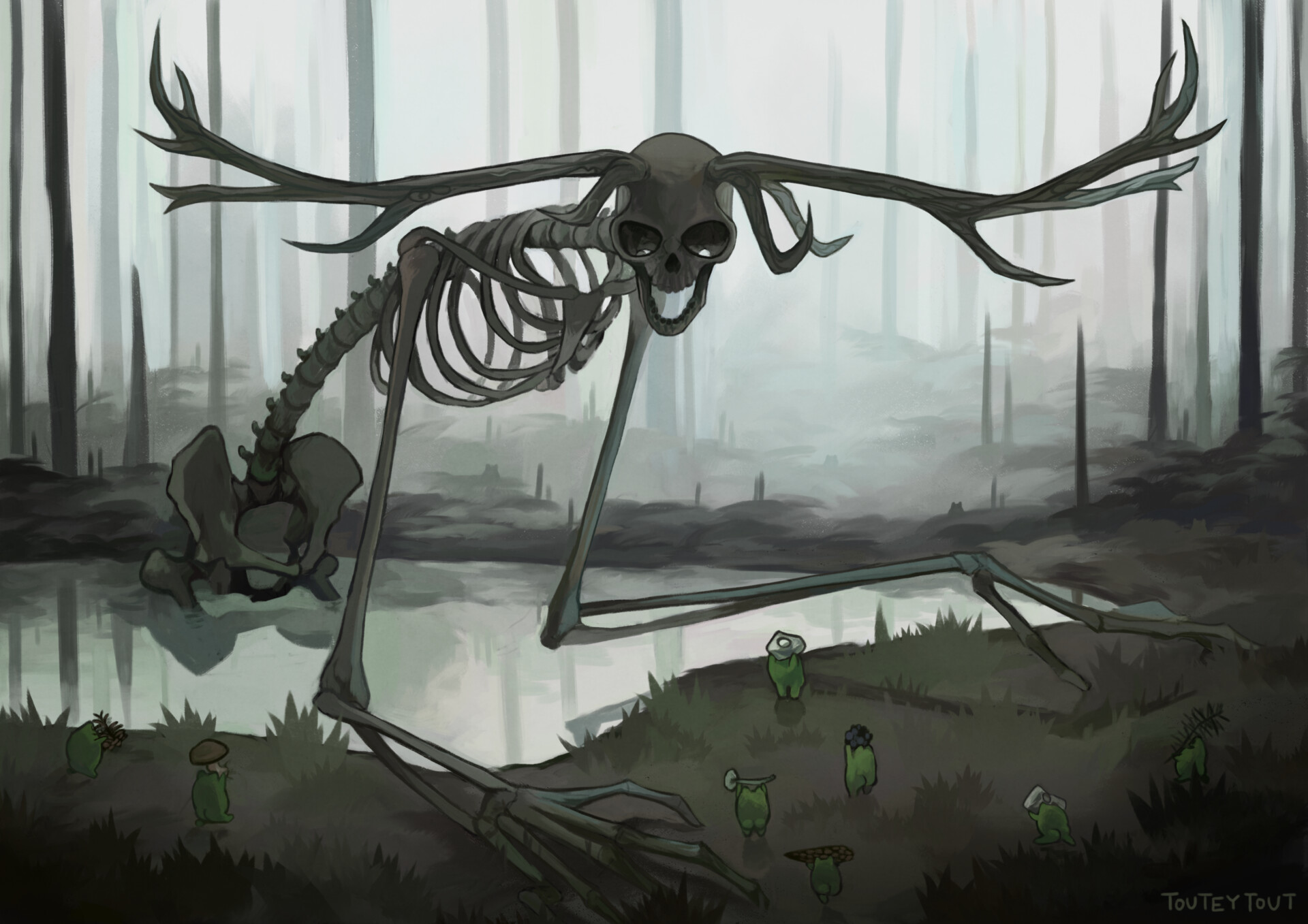 Deer Skeleton