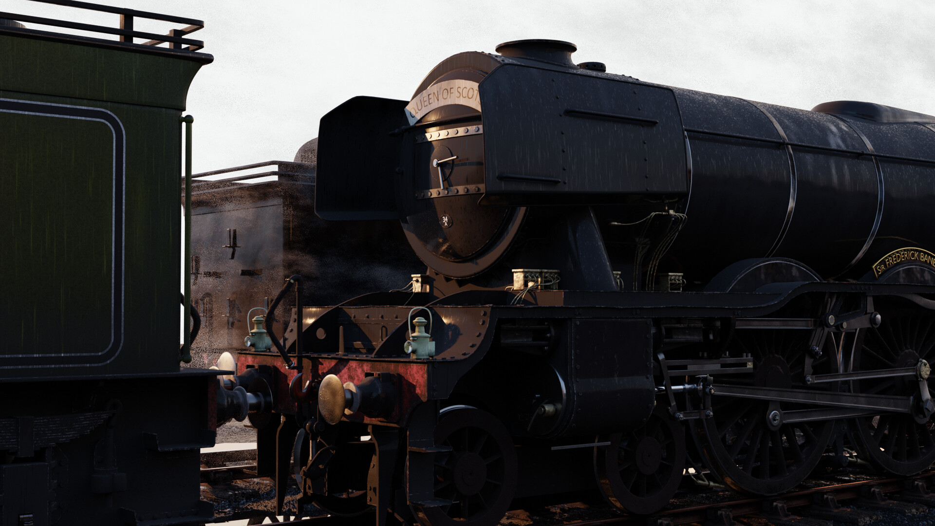 Matthew Hurst - LNER A3 with smoke deflectors