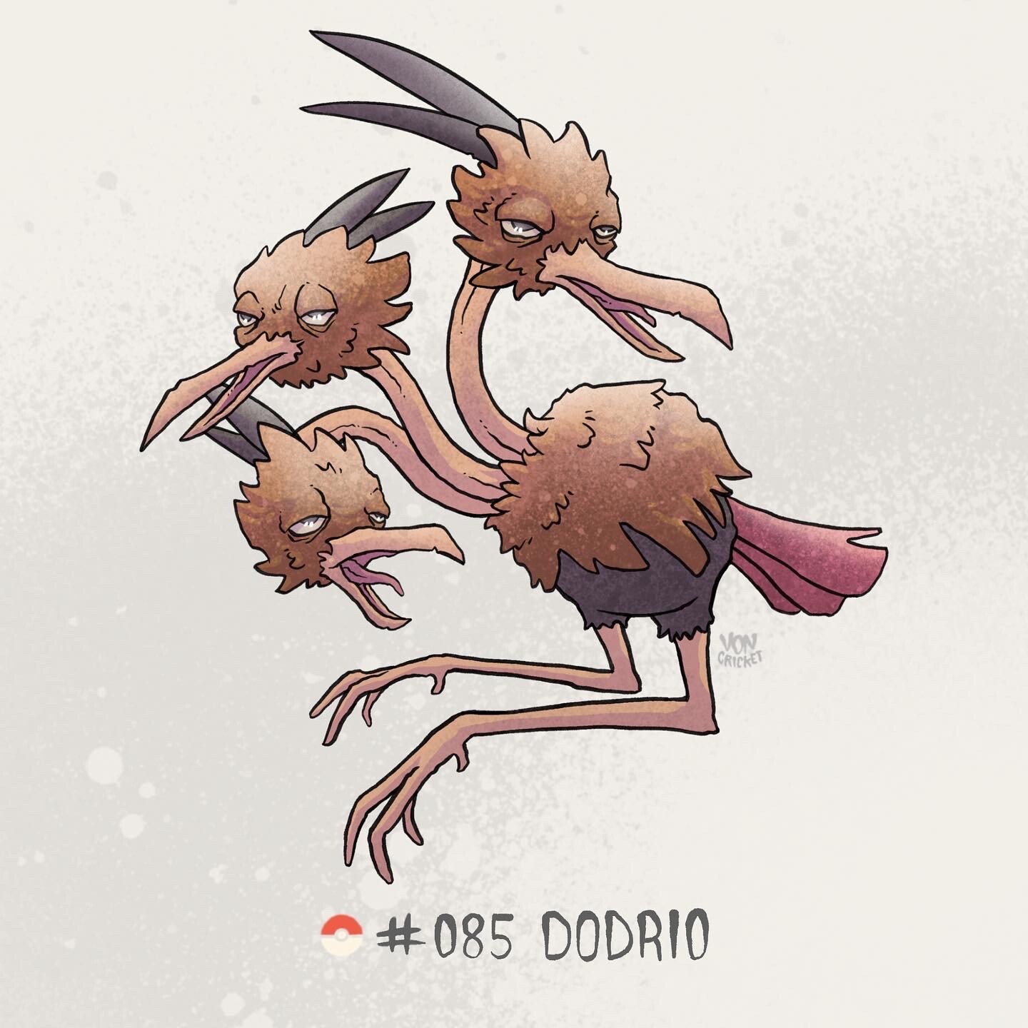 ArtStation - #085 Dodrio