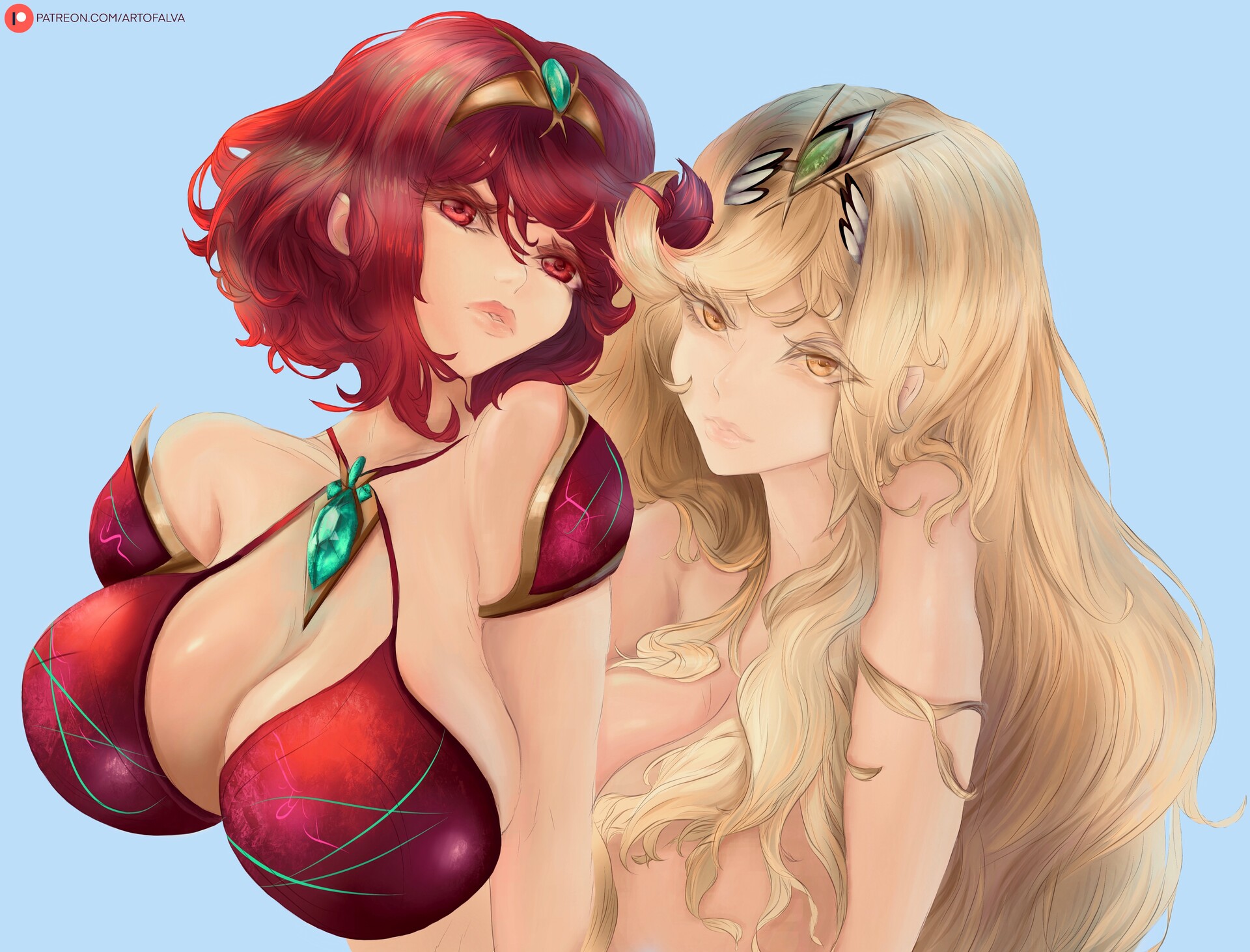 ArtStation - Pyra and Mythra