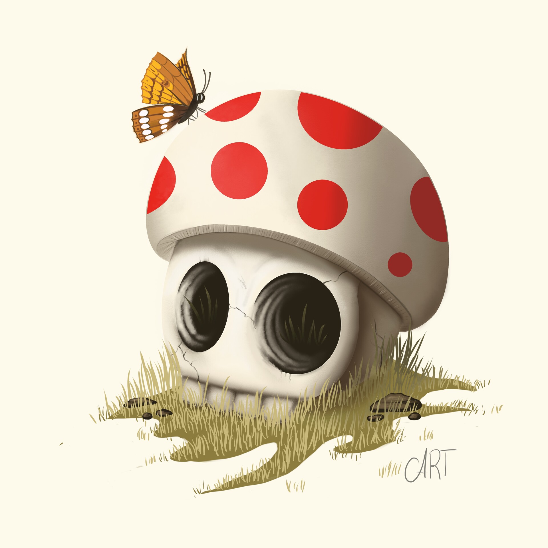 ArtStation - Skeleton Mushroom