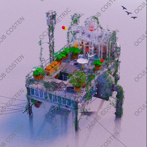 Jacob Costen - UNTIDY GREENHOUSE ABOVE THE WORLD