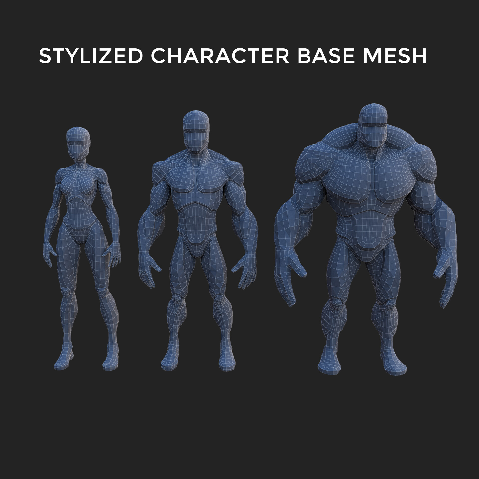 ArtStation - Stylized Base mesh