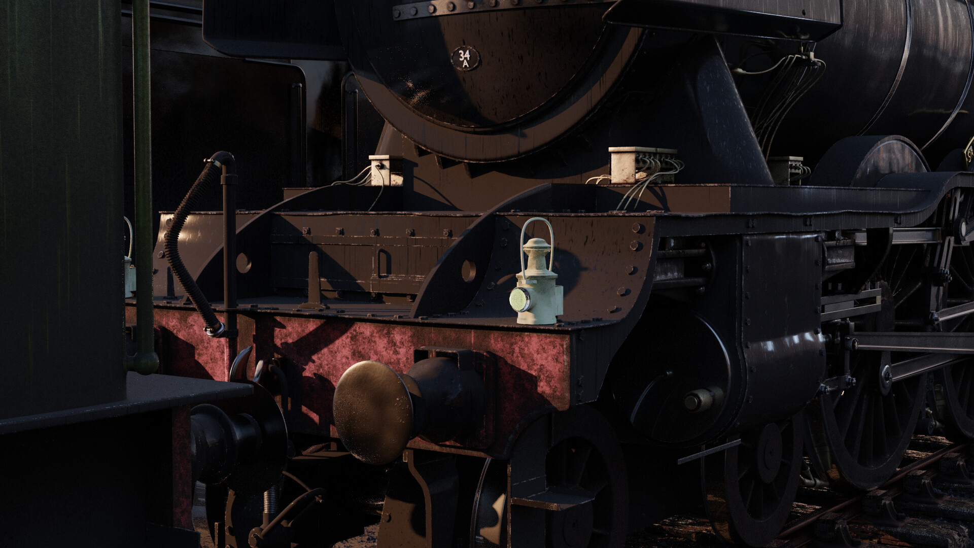 Matthew Hurst - LNER A3 with smoke deflectors