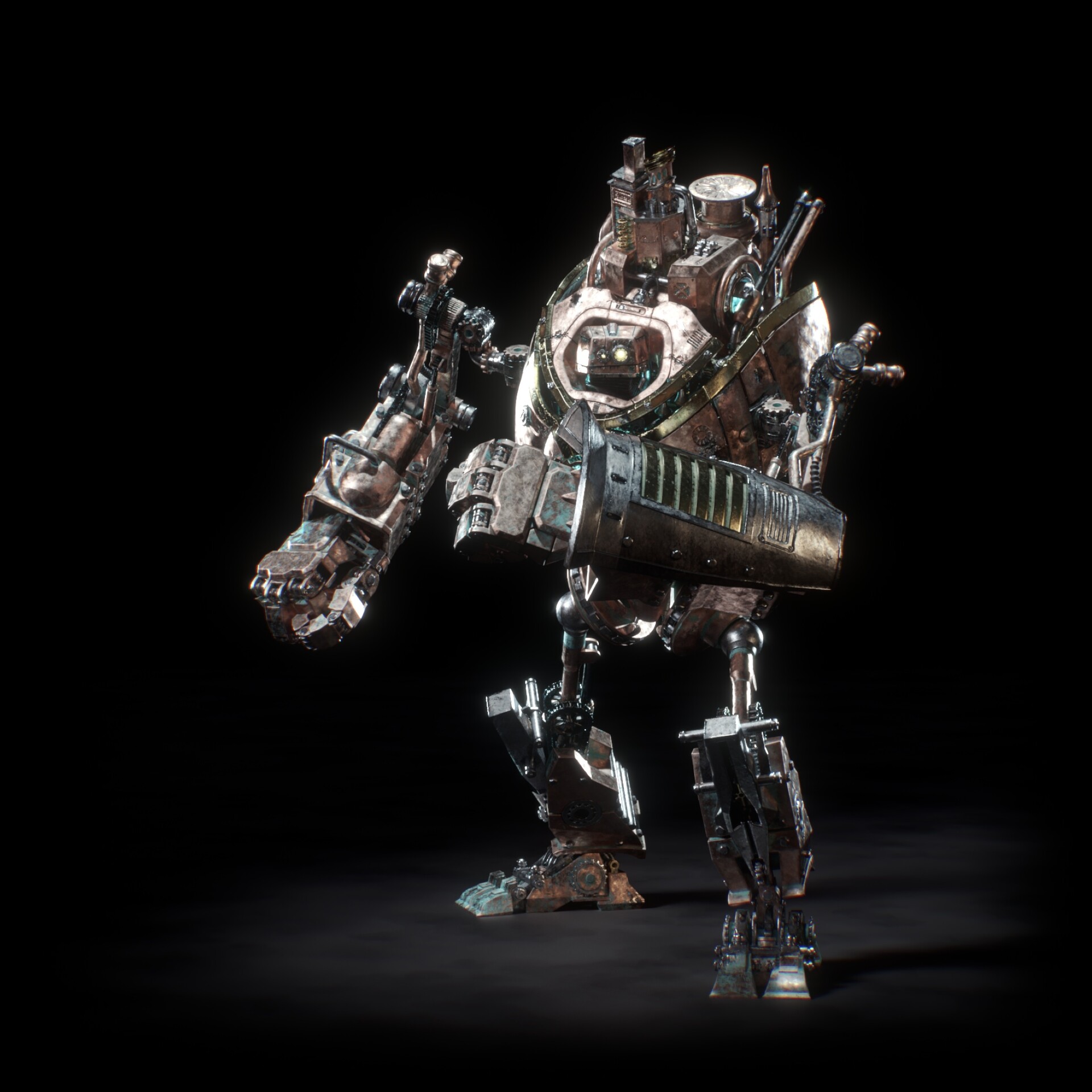 Ryan Grobins - CYAN EYED - Character: Grunt the Automaton