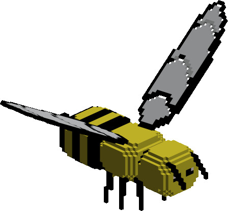 ArtStation - Large Voxel Bee