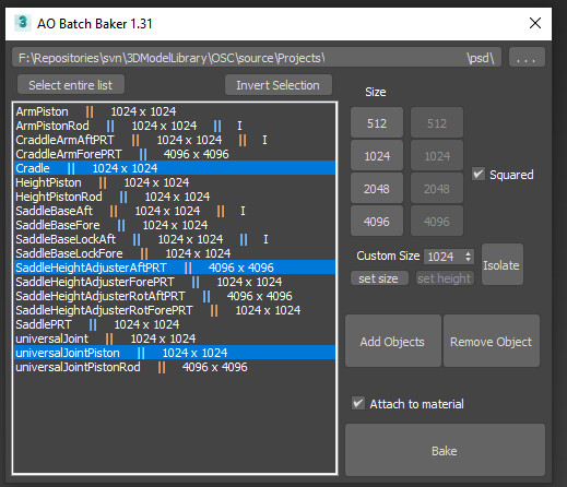 ArtStation - 3DS Max bulk AO baker