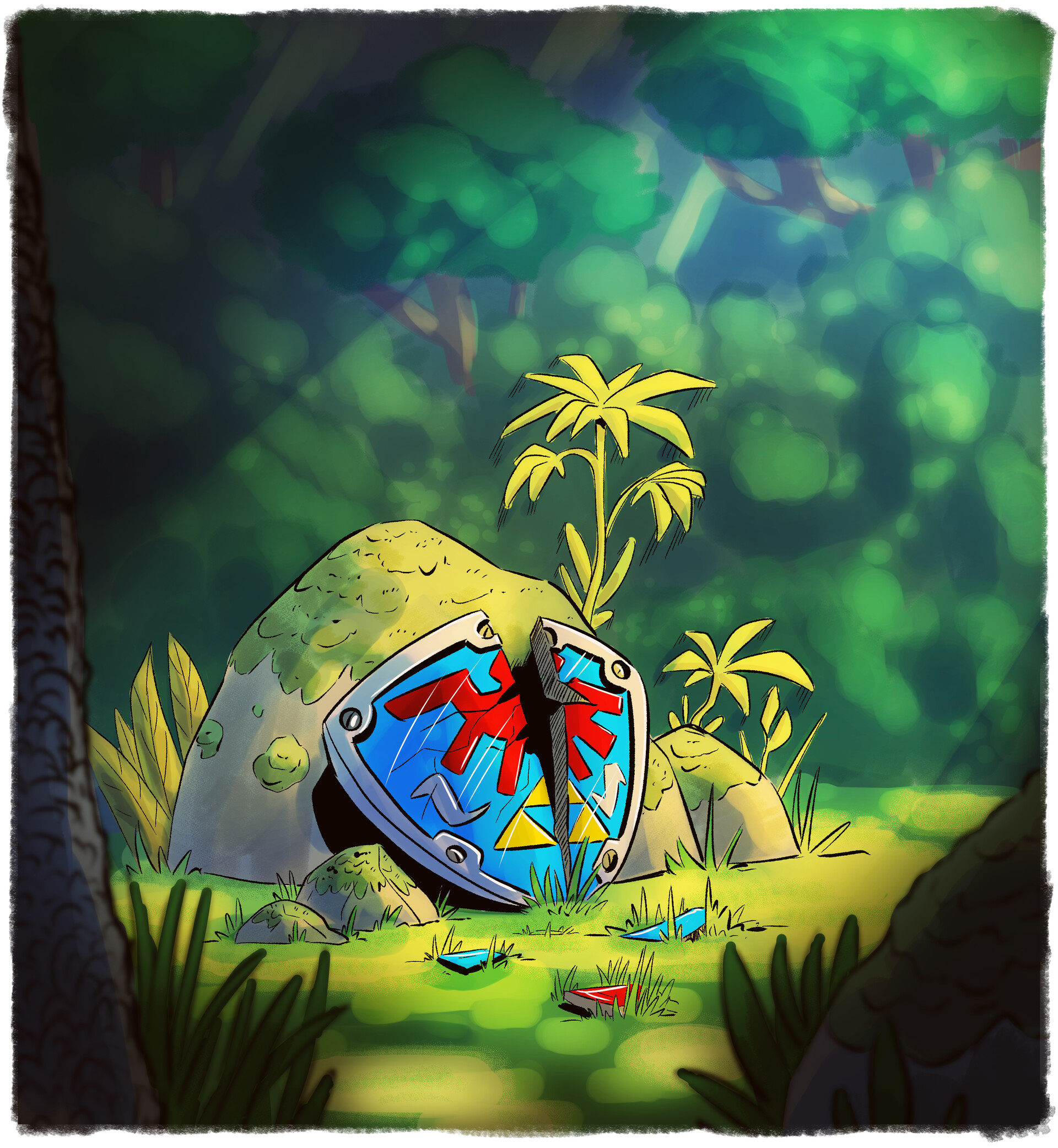 ArtStation - broken shield