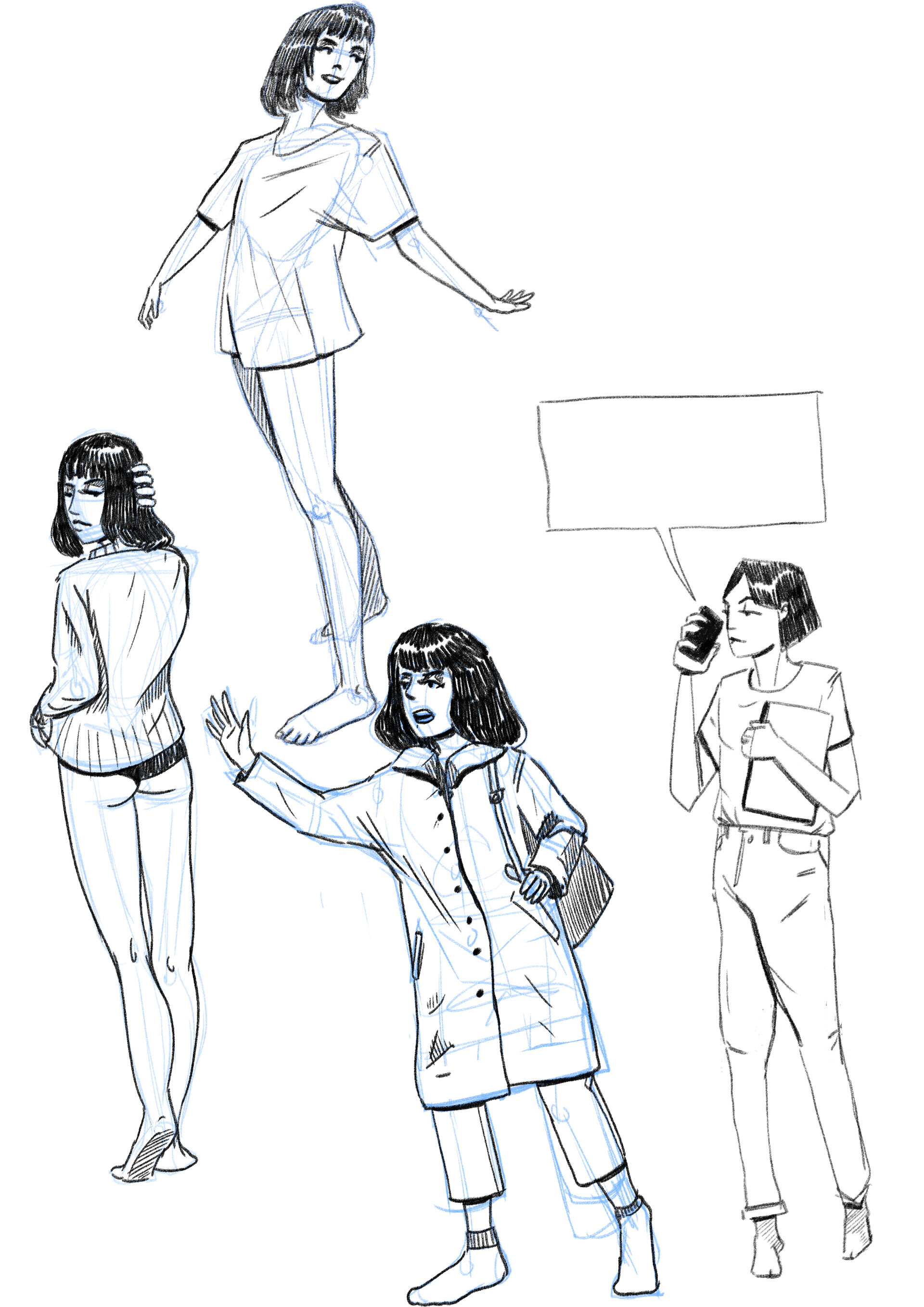 ArtStation - Simple poses study