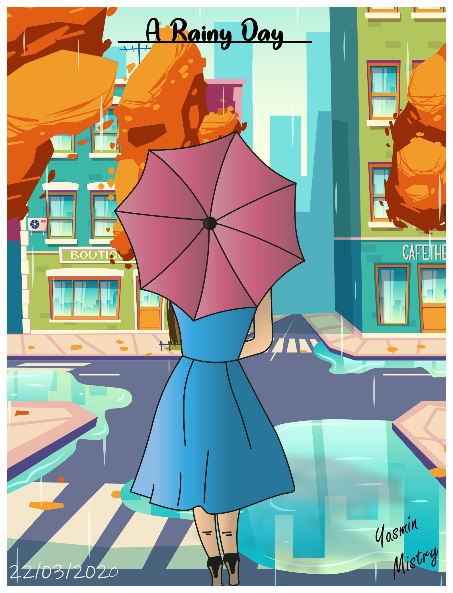 ArtStation - Rainy day