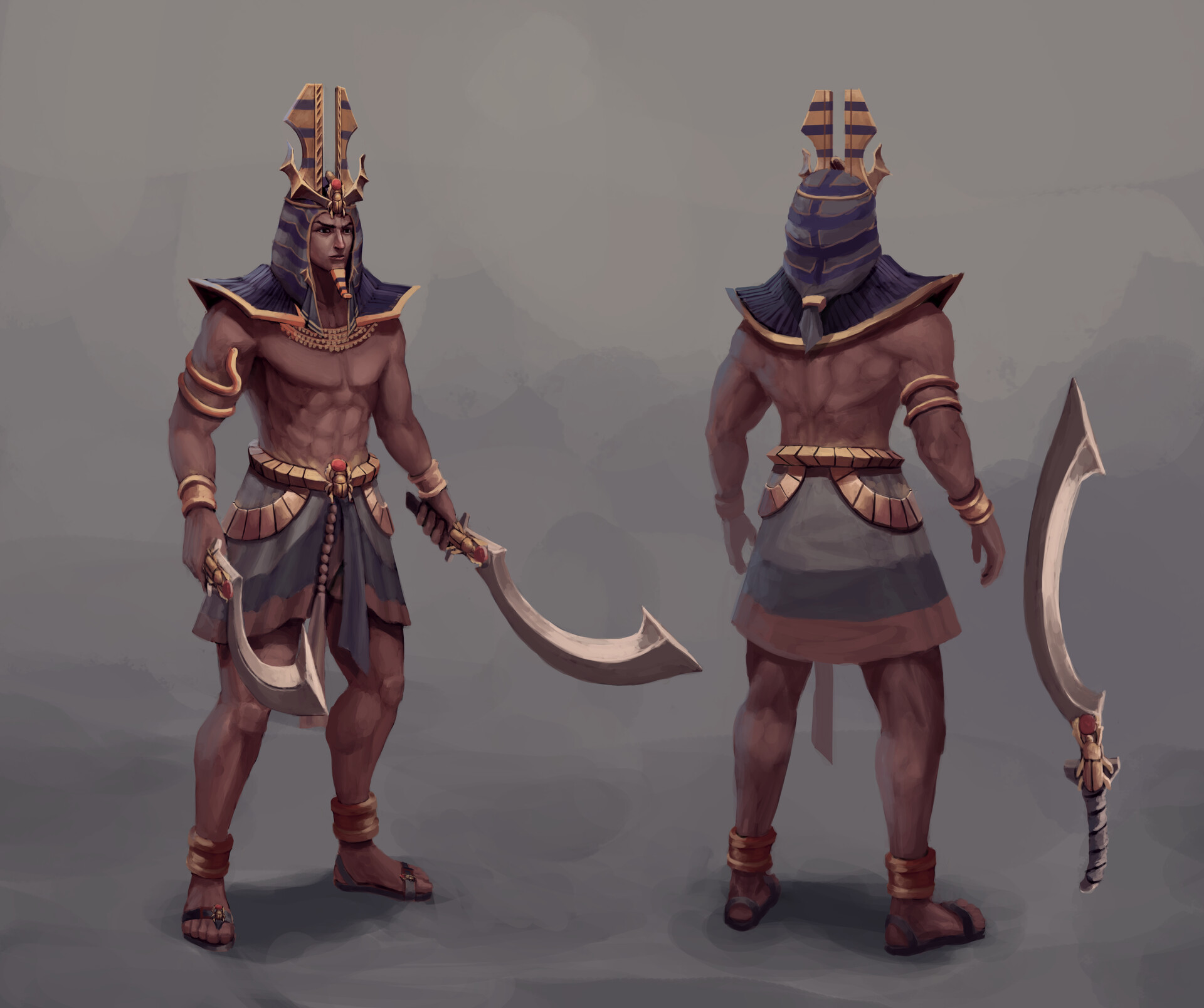 ArtStation - Egyptian concept art