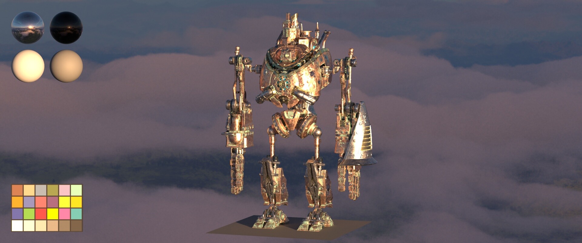 Ryan Grobins - CYAN EYED - Character: Grunt the Automaton