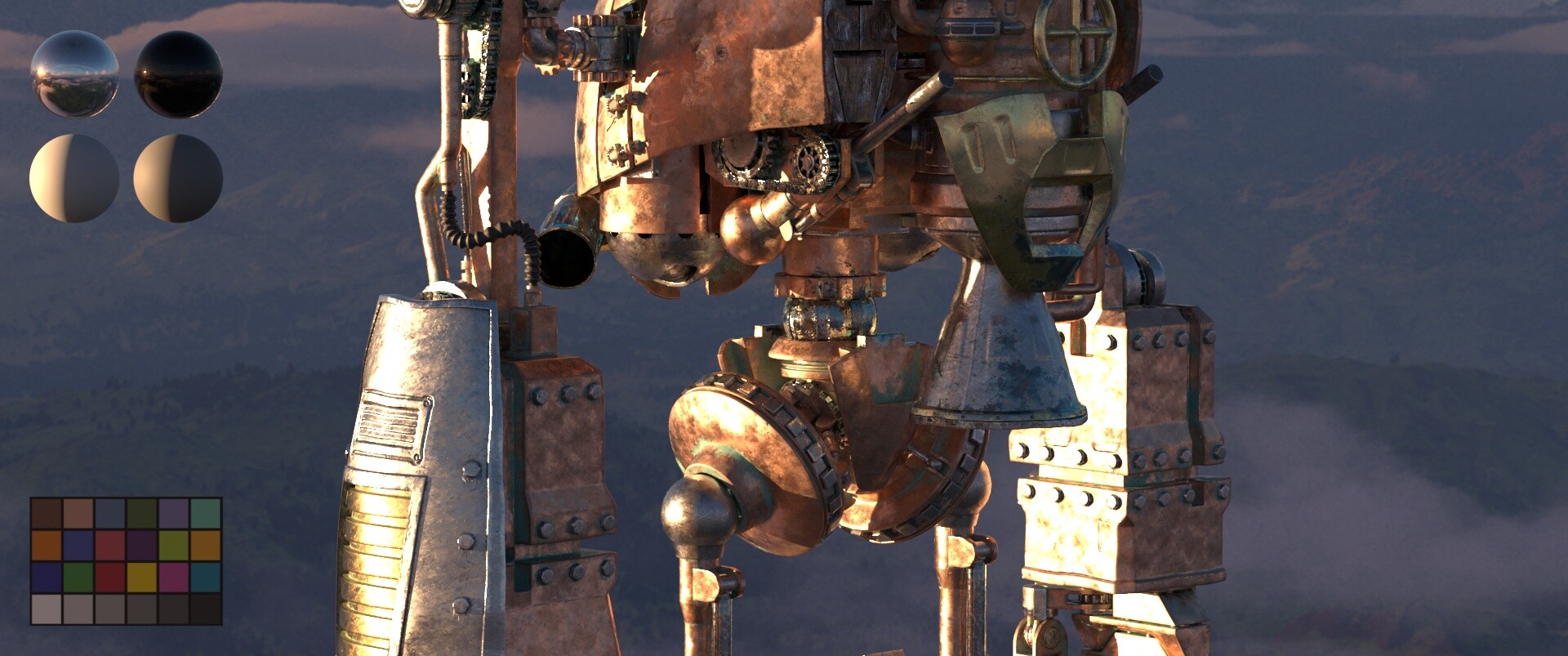 Ryan Grobins - CYAN EYED - Character: Grunt the Automaton