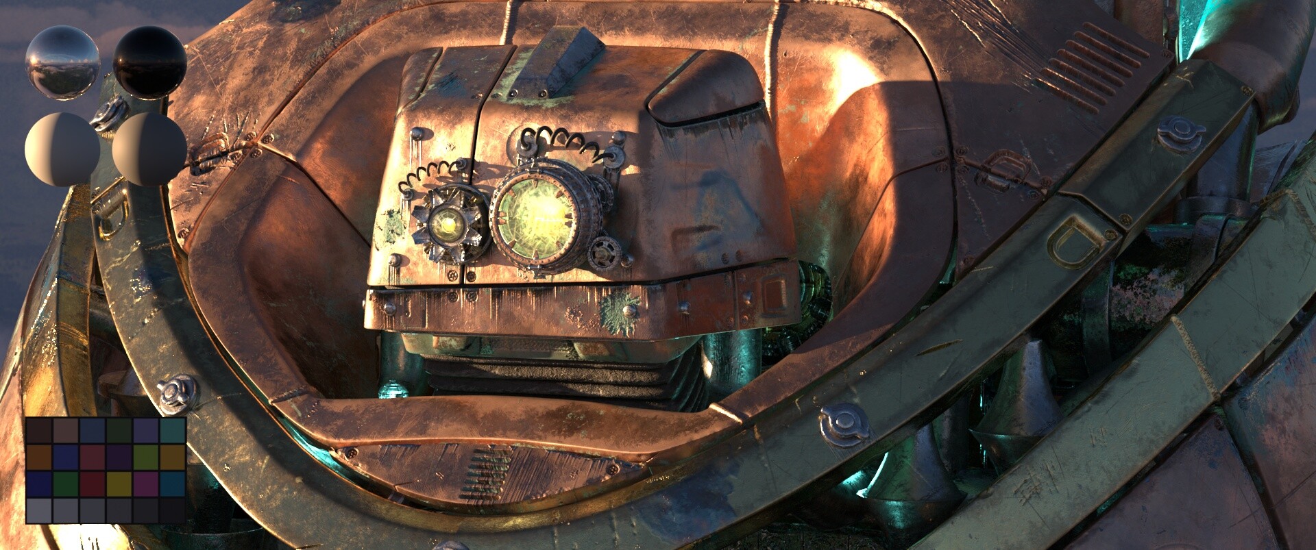 Ryan Grobins - CYAN EYED - Character: Grunt the Automaton