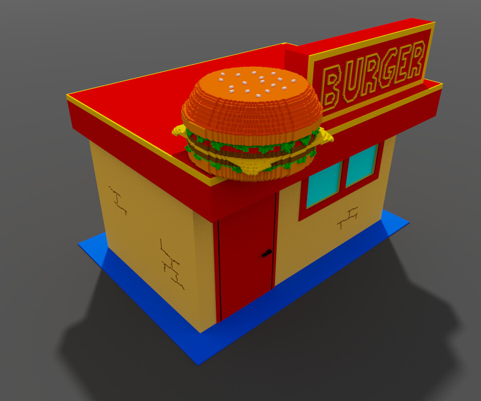 ArtStation - Burger Cafe