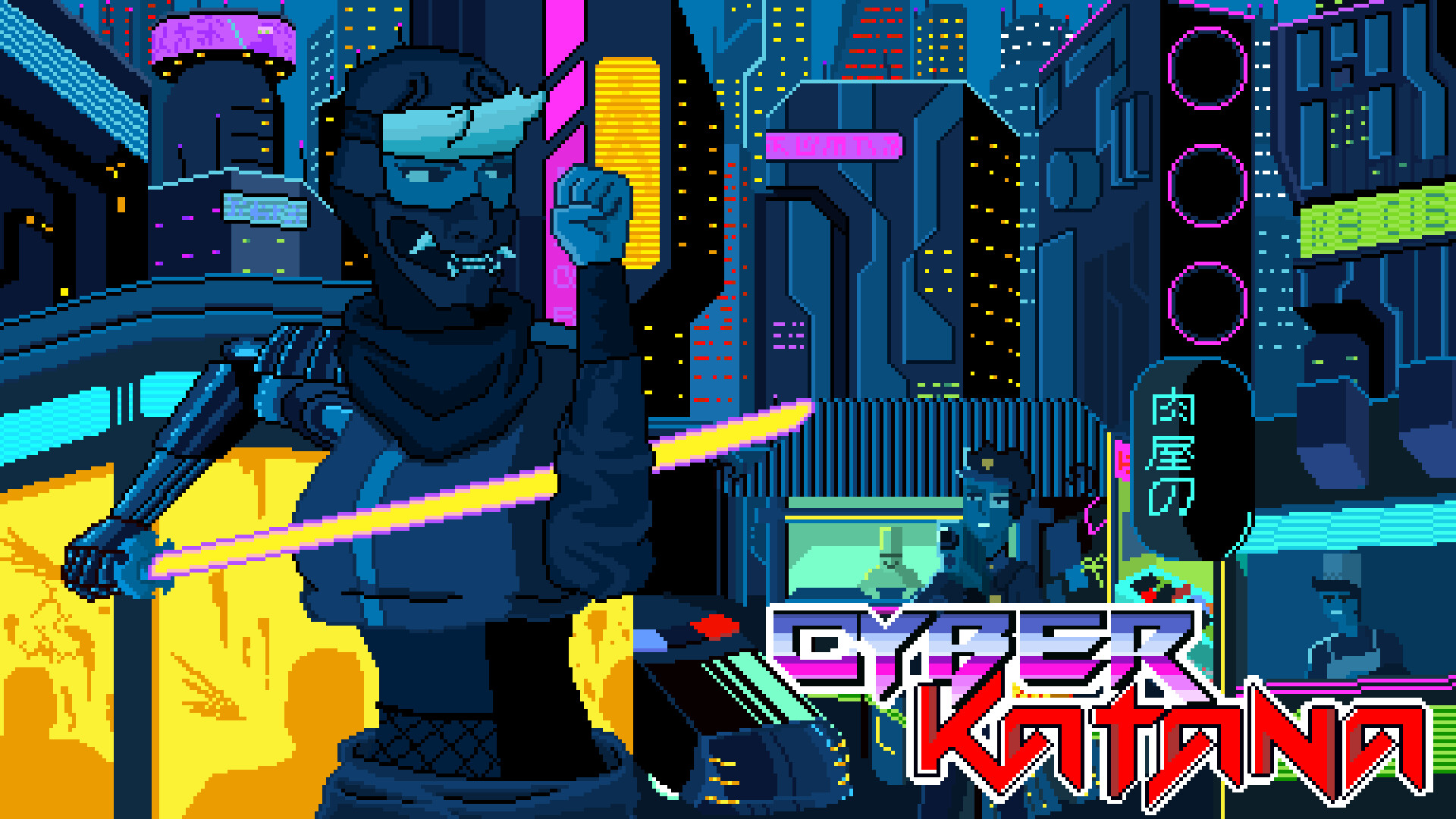 Artstation Cyber Katana Pixel Art