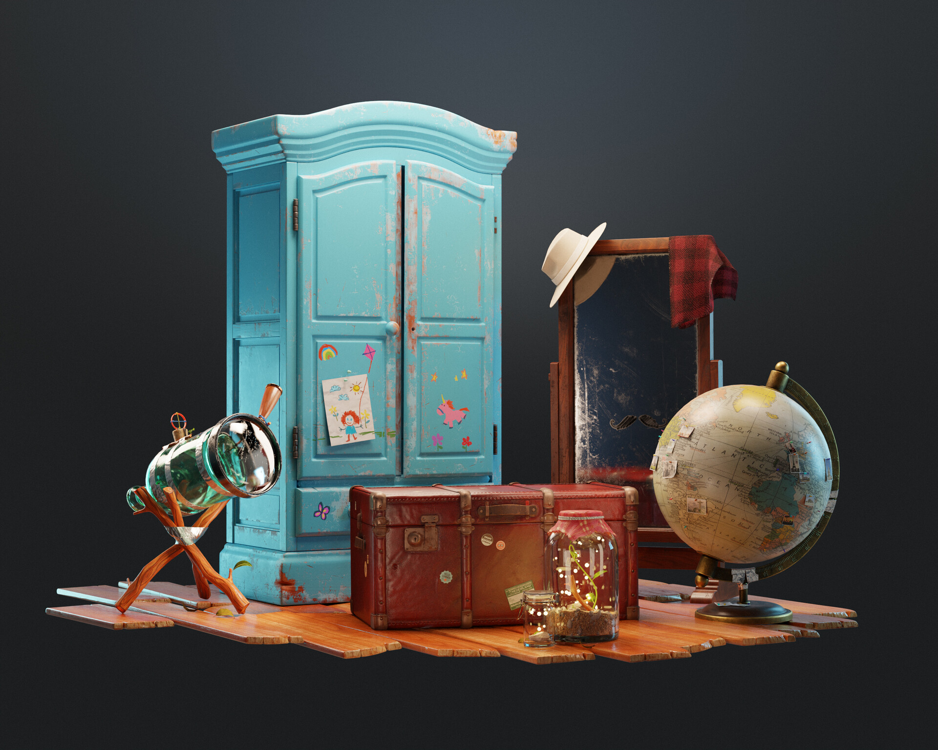 ArtStation - Props for short film
