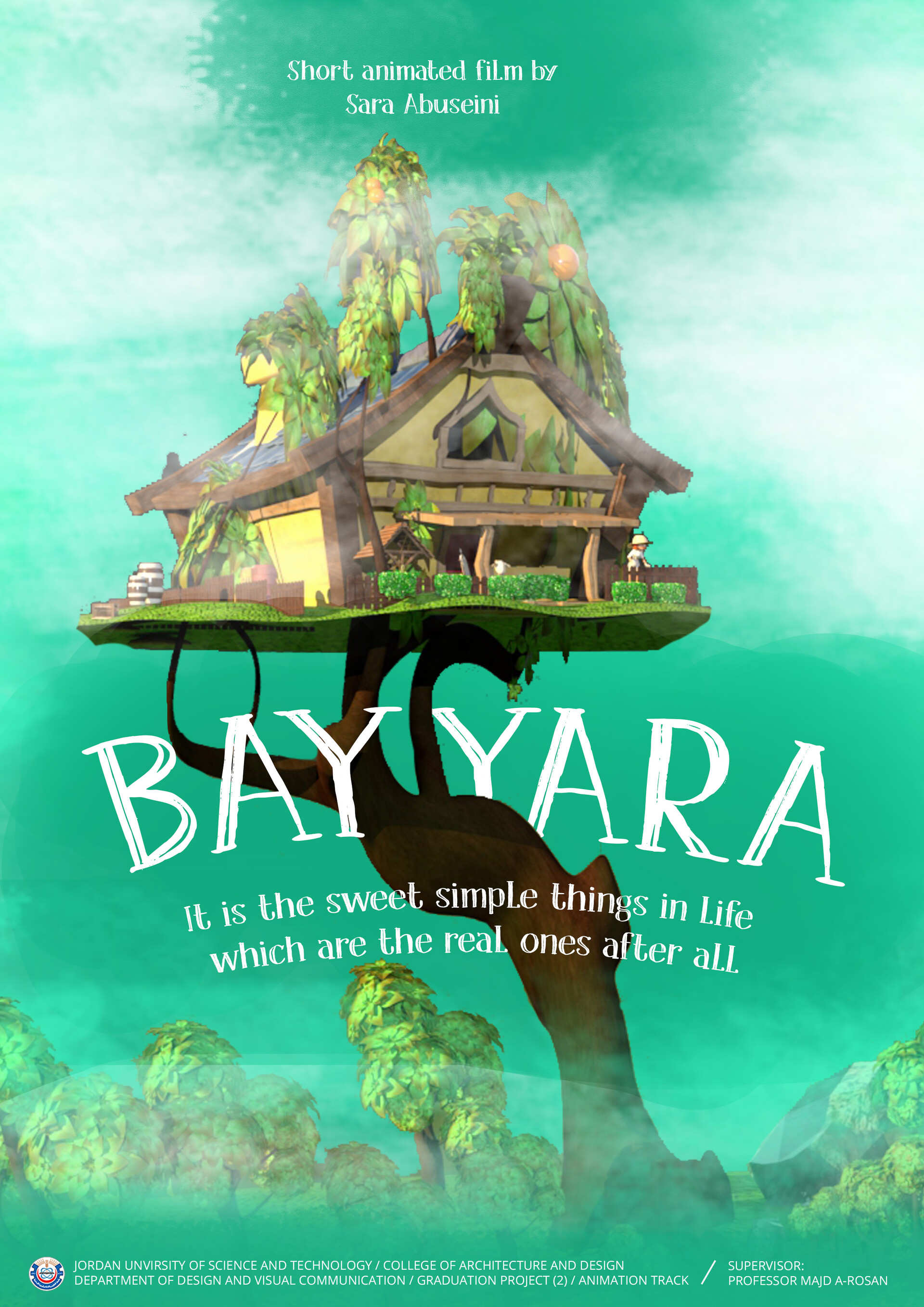 ArtStation - Graduation Poster_Bayyara