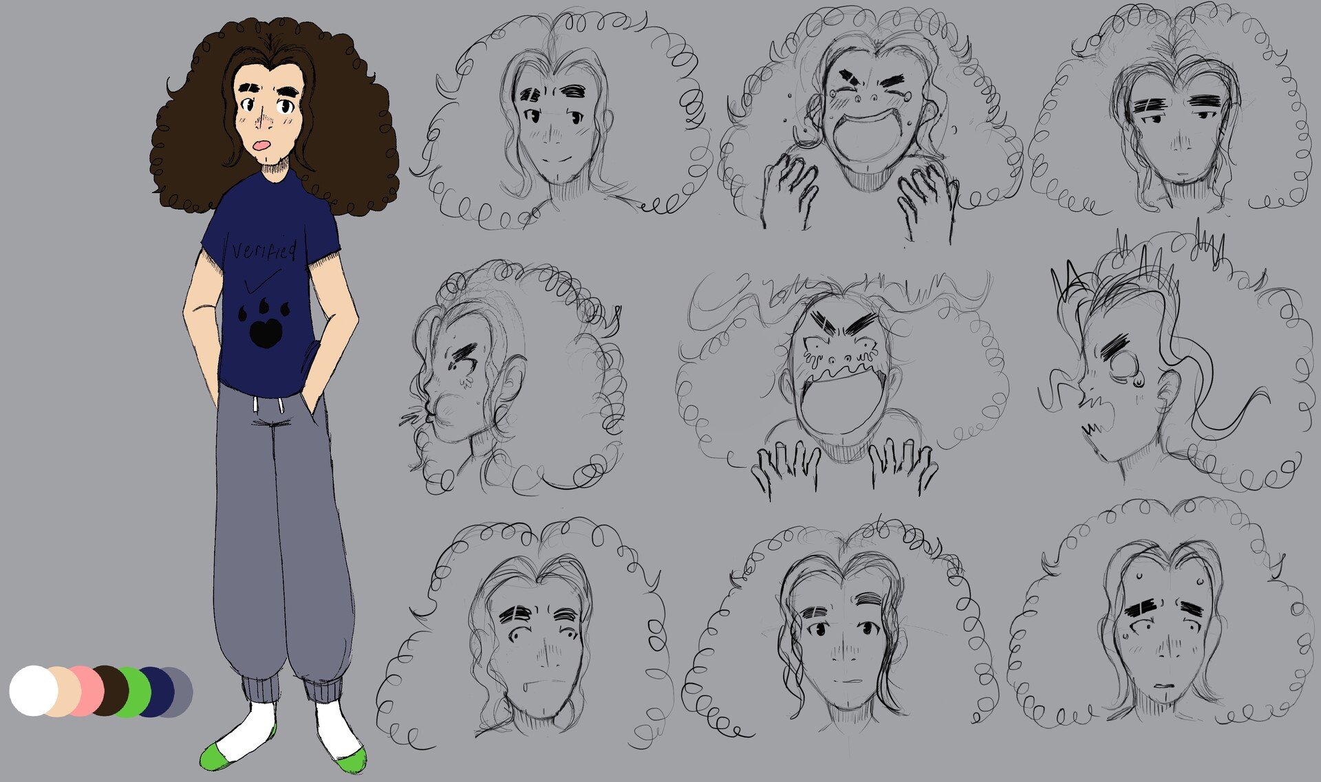 Naveen Griffiths - Dan Avidan Concept Art (Game Grumps Animated)