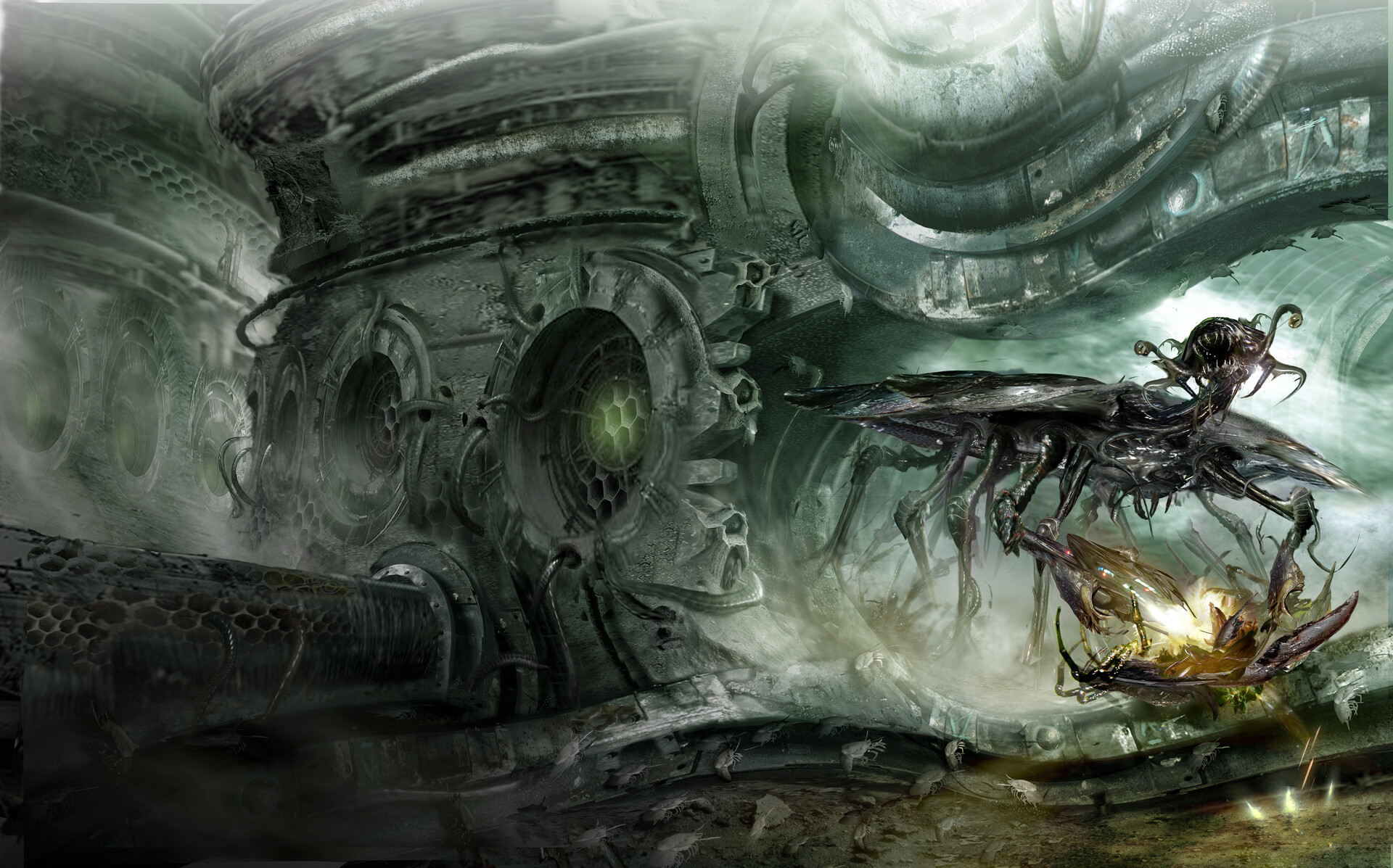 ArtStation - Orbus cover art 2009 - design stage