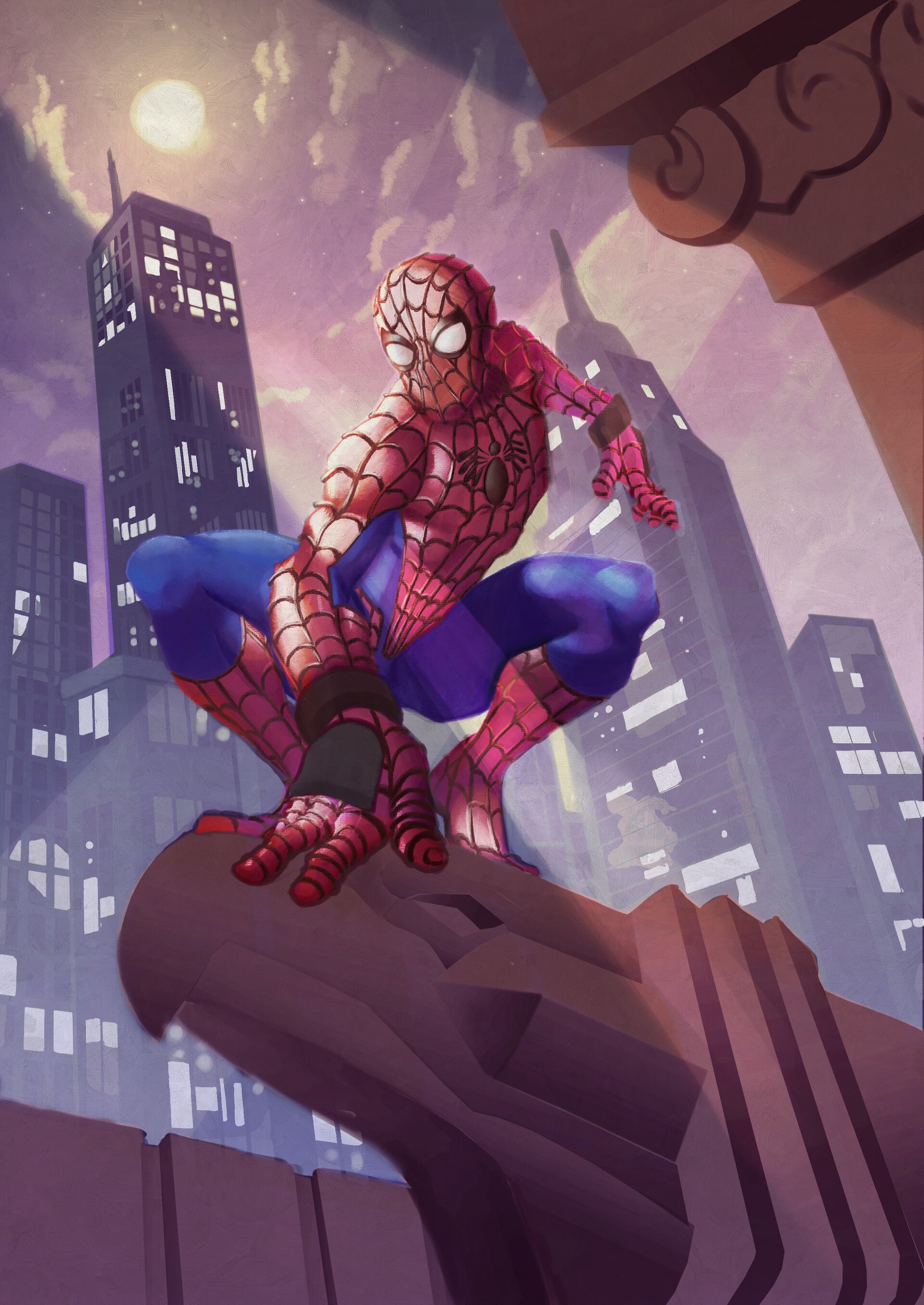 Spider Man Comic Concept Art