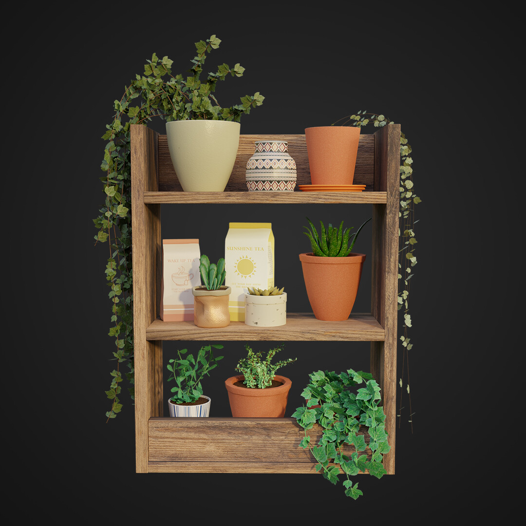 ArtStation - Plant Shelf