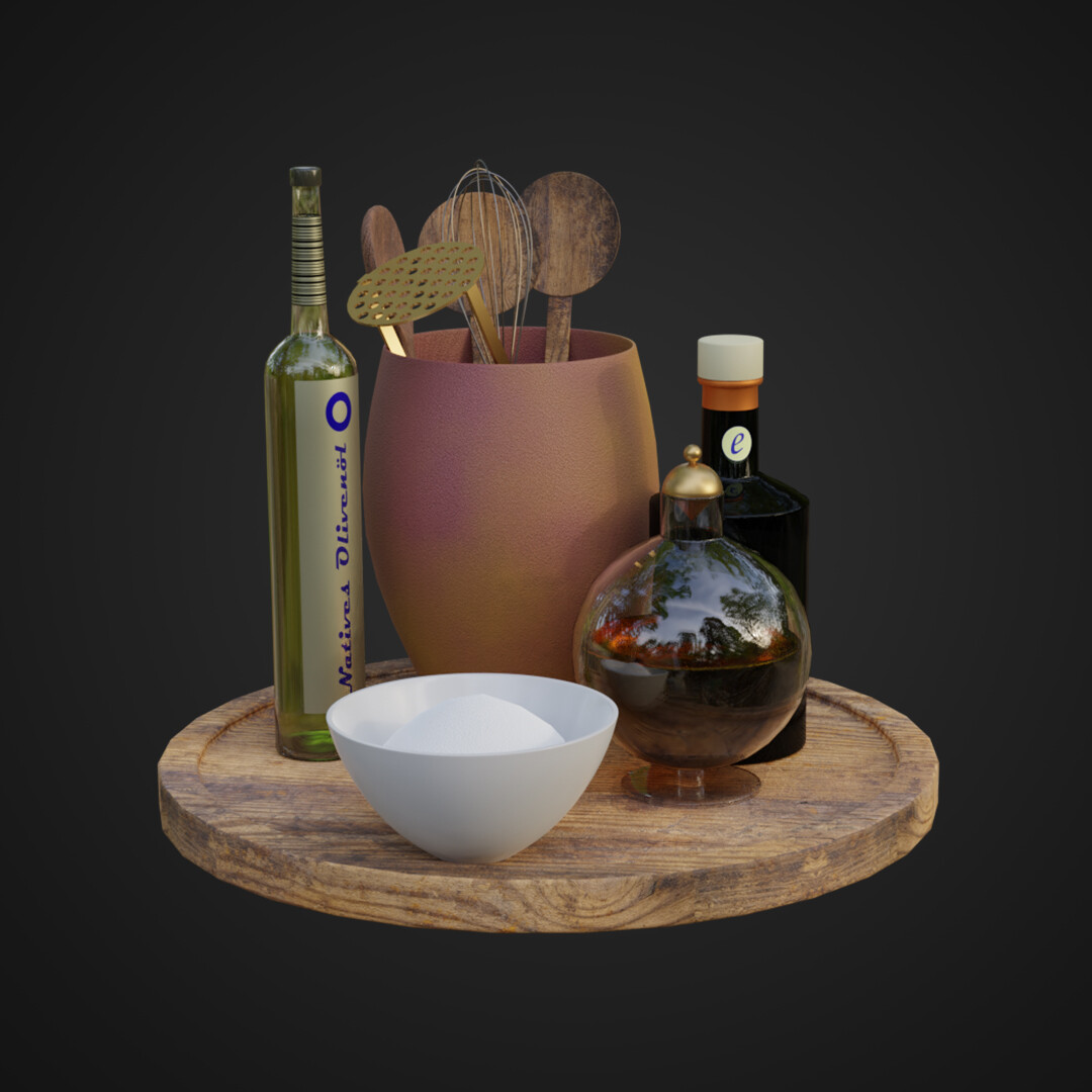ArtStation - Kitchen Props