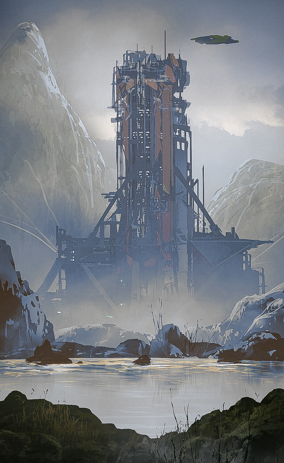 ArtStation - Blue tower
