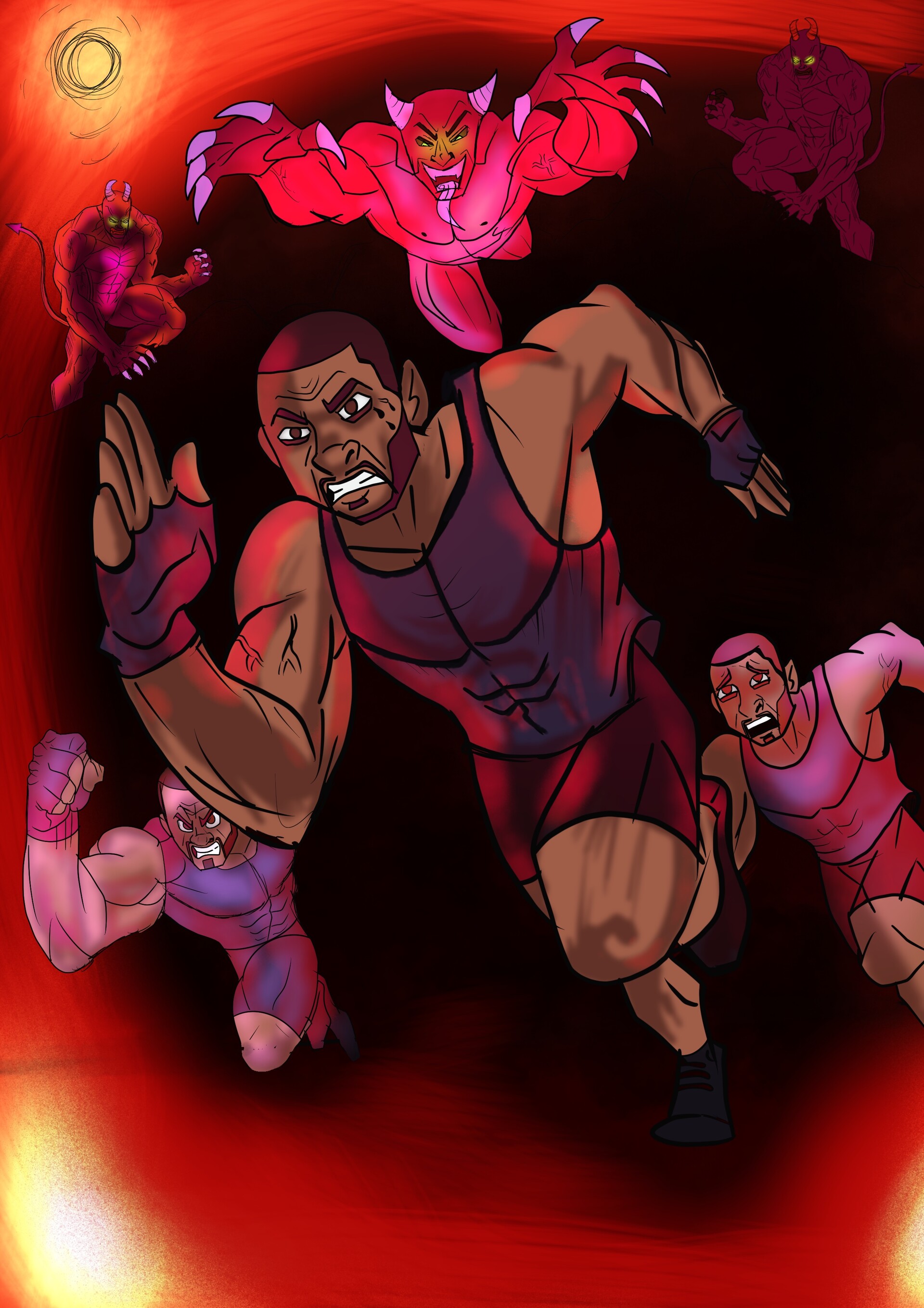 ArtStation - Running from my demons