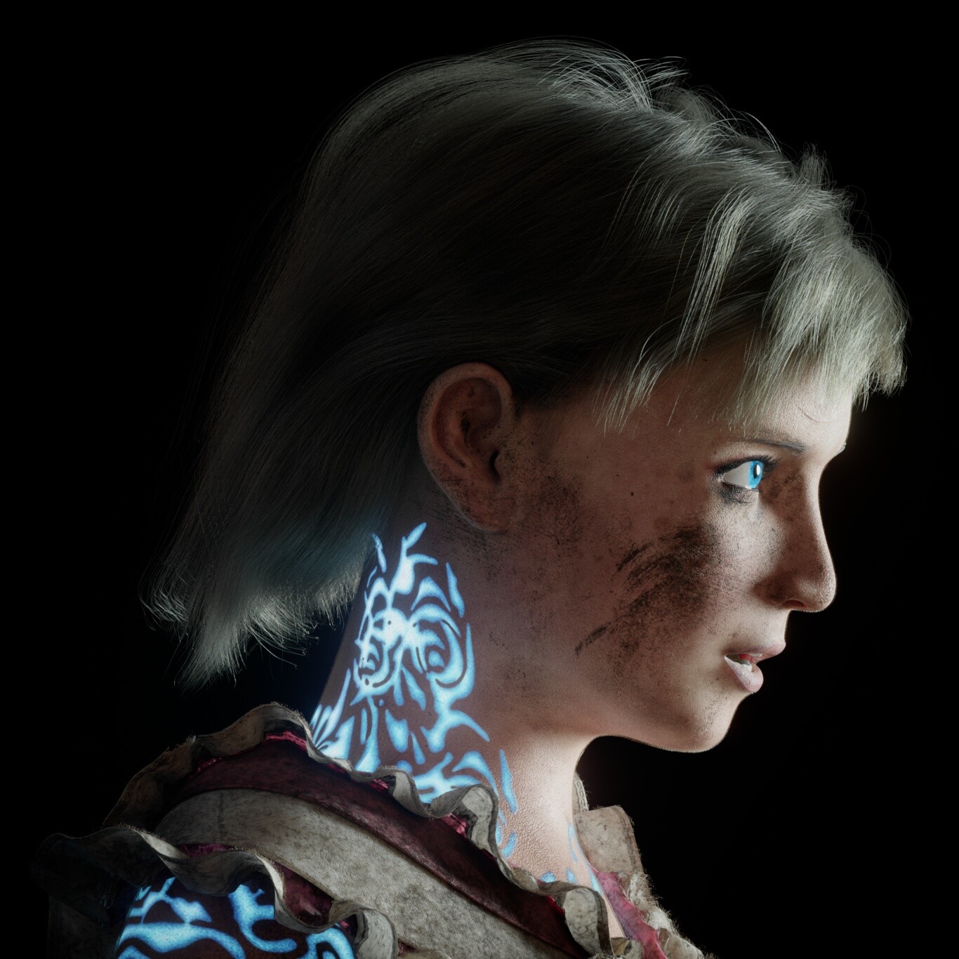 Ryan Grobins - CYAN EYED - Character: Nessa Baelin