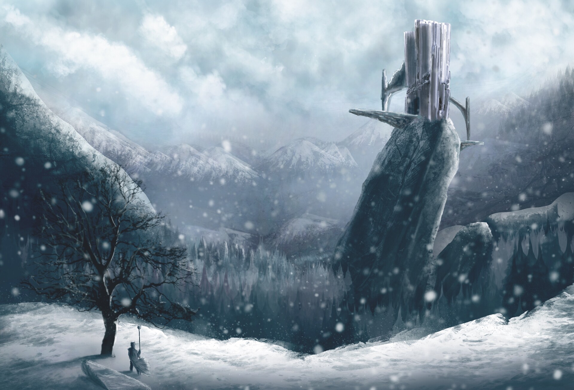 ArtStation - Snow castle