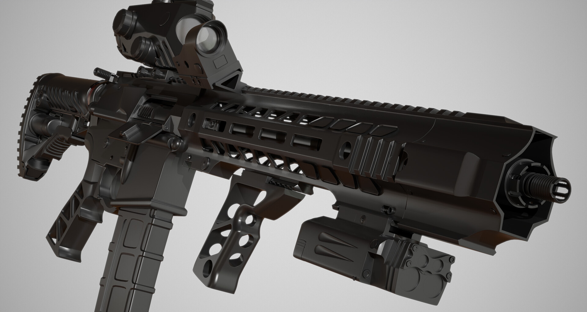 Jonathan Beaumier - Customized M4 Fully Modular