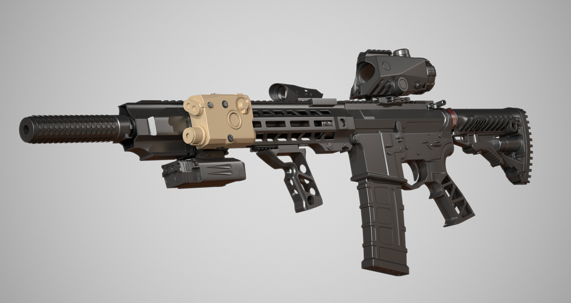 Jonathan Beaumier - Customized M4 Fully Modular