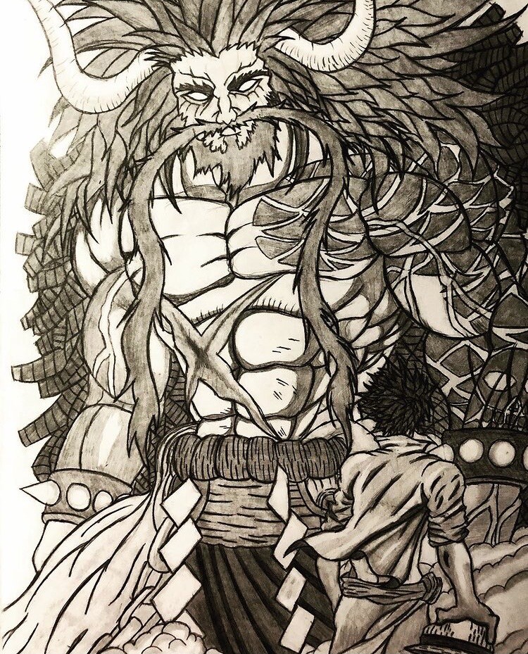 ArtStation - Luffy VS Kaido