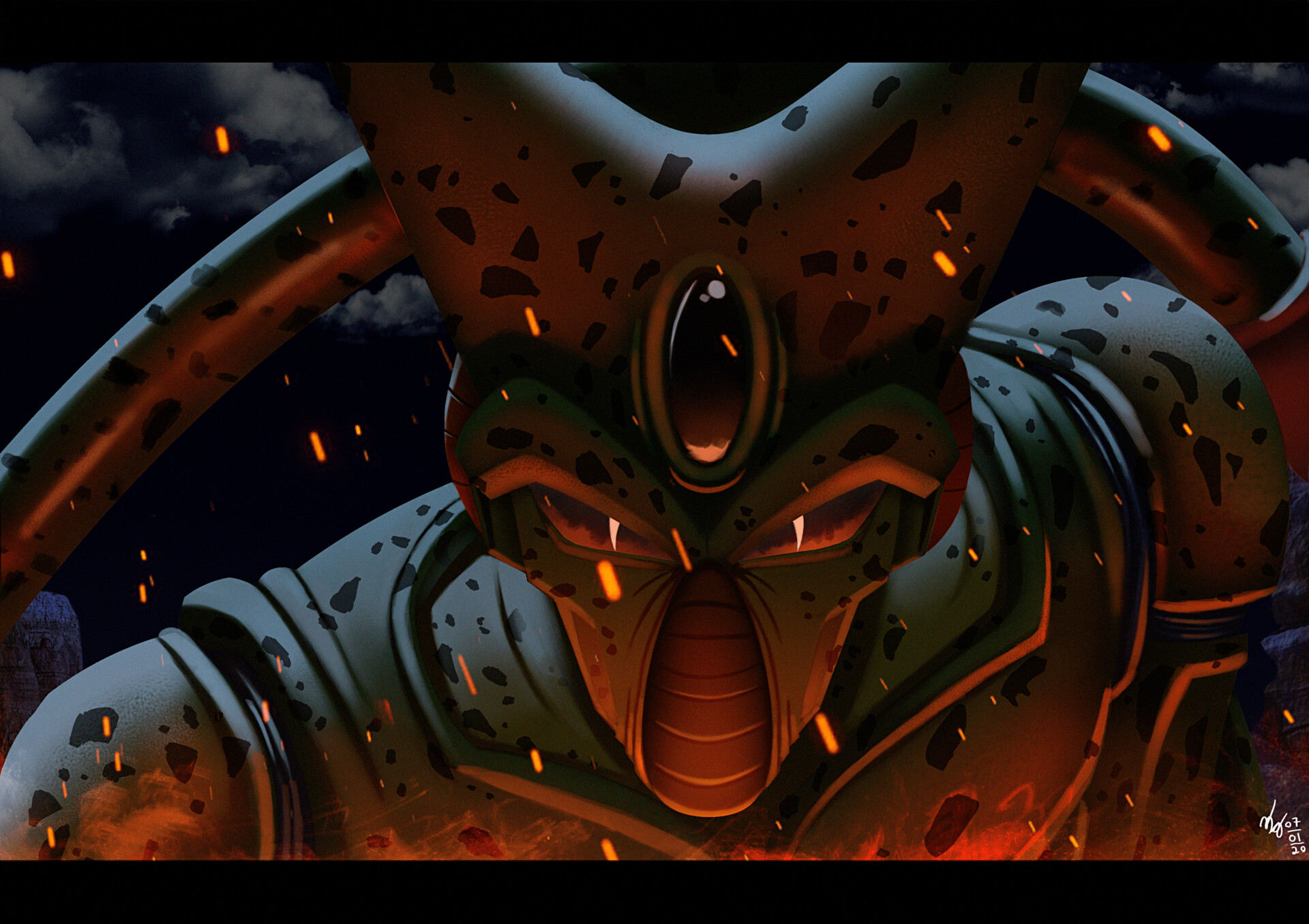 ArtStation - Dragon Ball Z - Cell Redraw