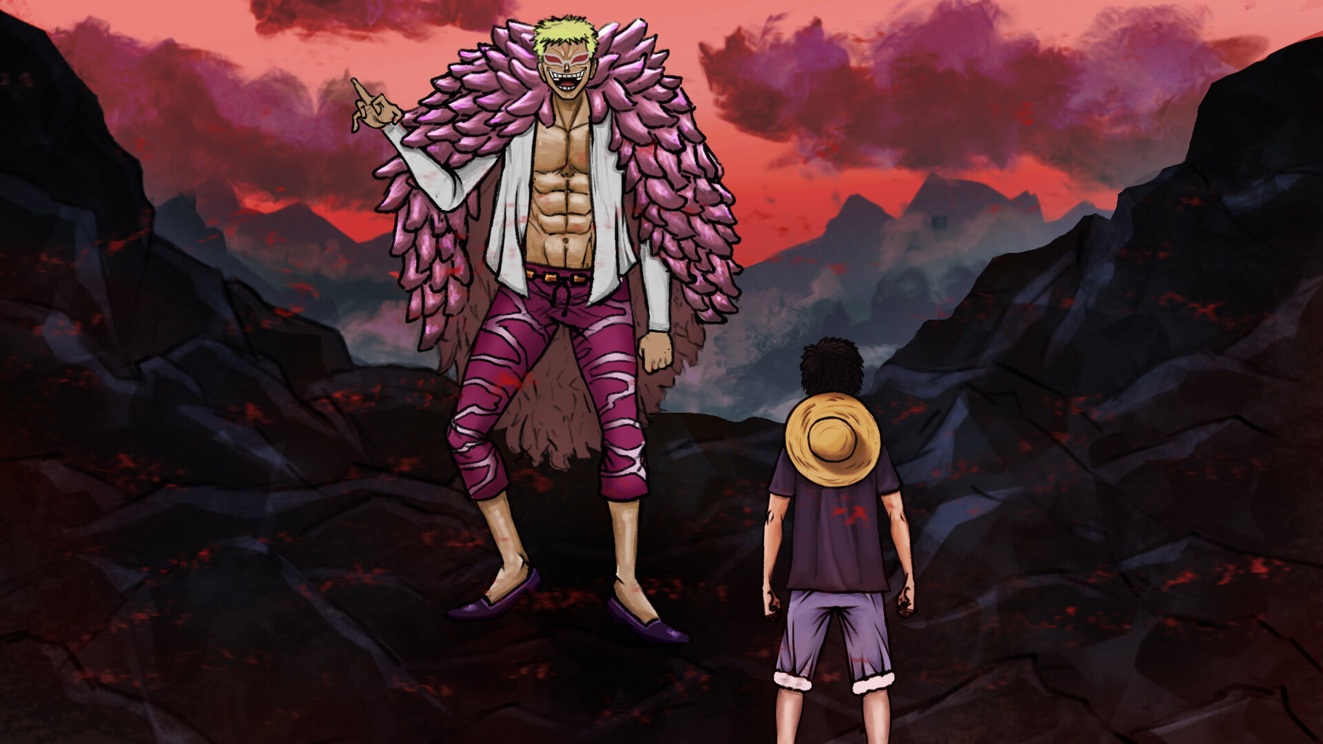 Luffy Vs Doflamingo