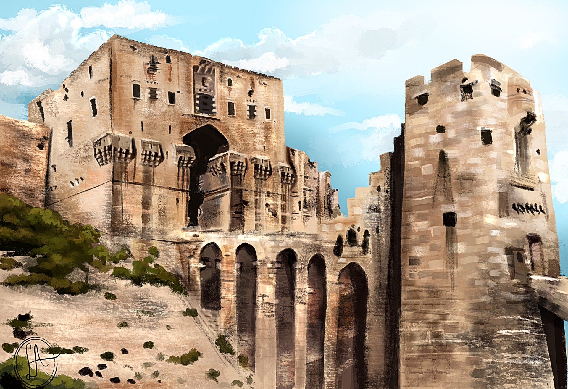 ArtStation - Old Aleppo