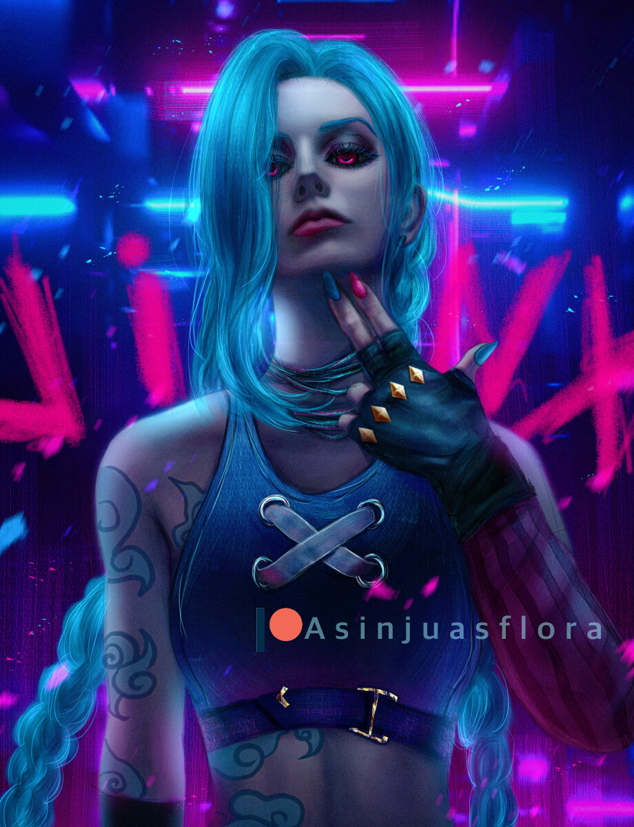 ArtStation - Arcane Jinx-League of Legends